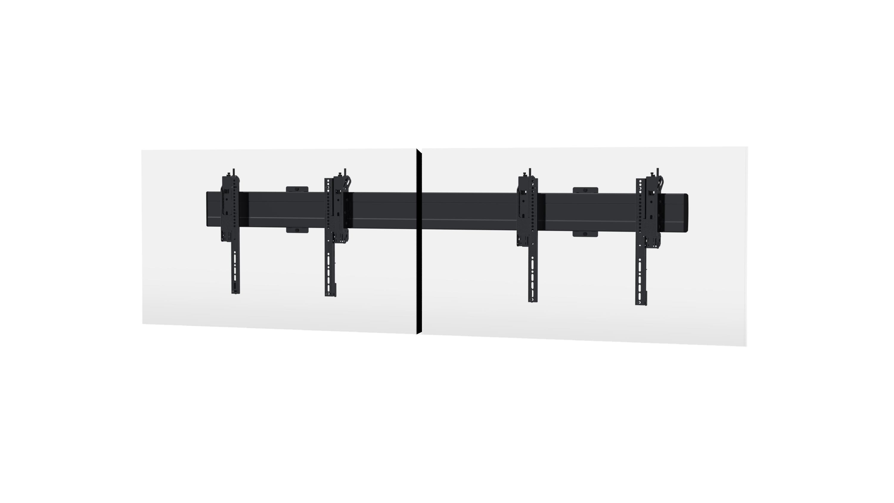 SYM-2X1W - 2x1 Wall-Mounted Symmetry Menu Board Video Wall Mount for Displays up to 55 ...